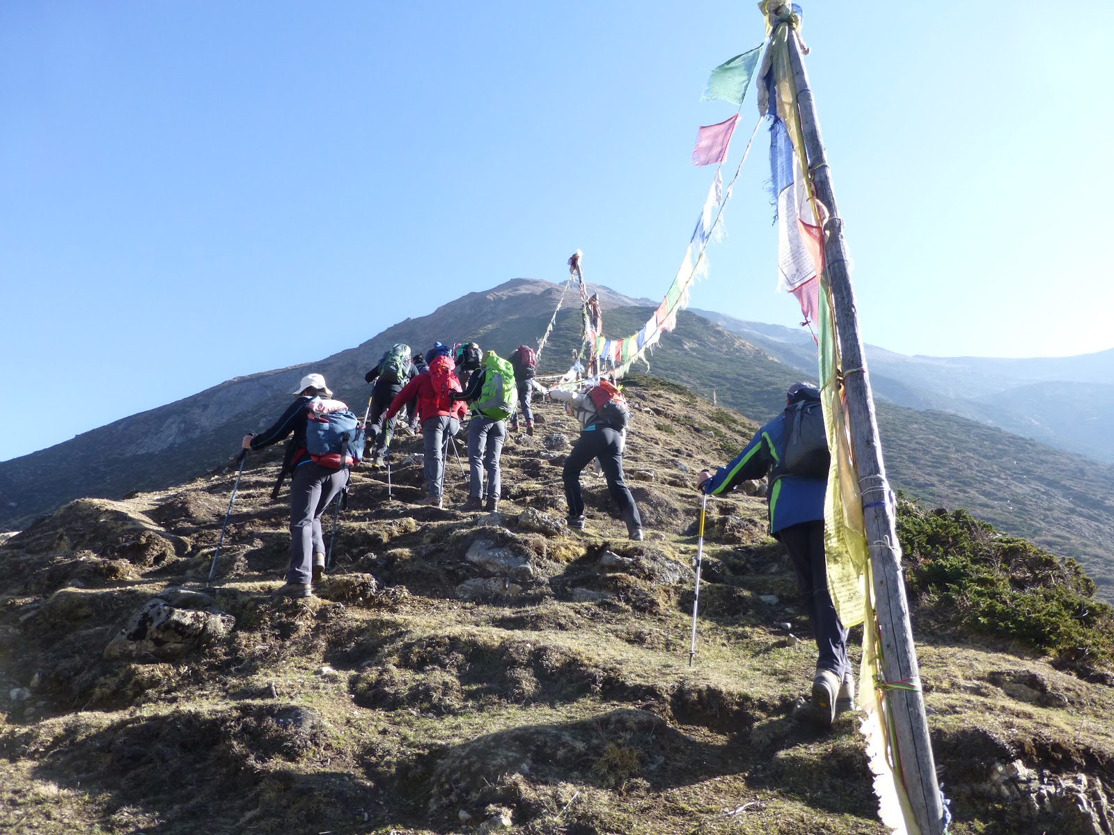 Axel unterwegs: Nepal Reise 2016-8.Etappe Samdo–Samdo Peak Vorgipfel ...