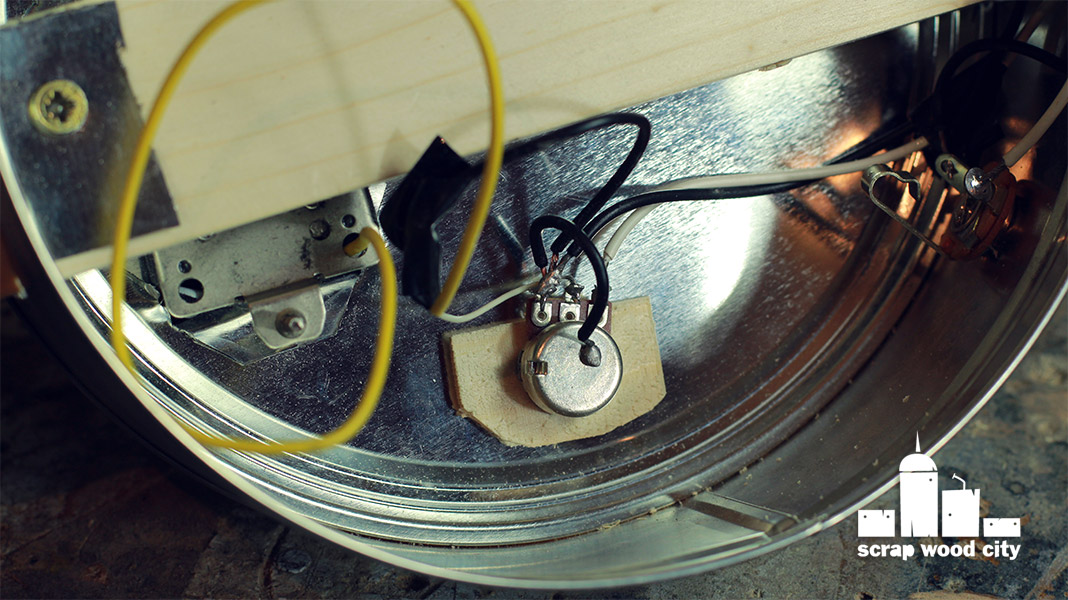 scrap wood city: DIY electric canjo guitar