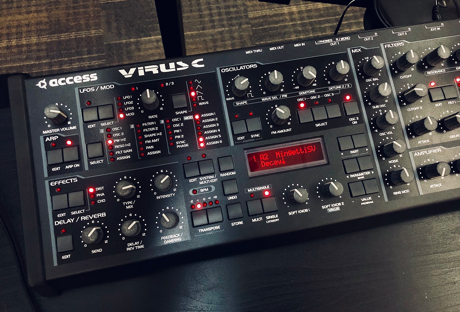 MATRIXSYNTH: Access Virus C Rack Virtual Analog Synthesizer w/ Original Box