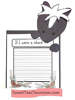 Sweet Tea Classroom: Skunks in the Classroom {Skunk Writing Prompts and ...