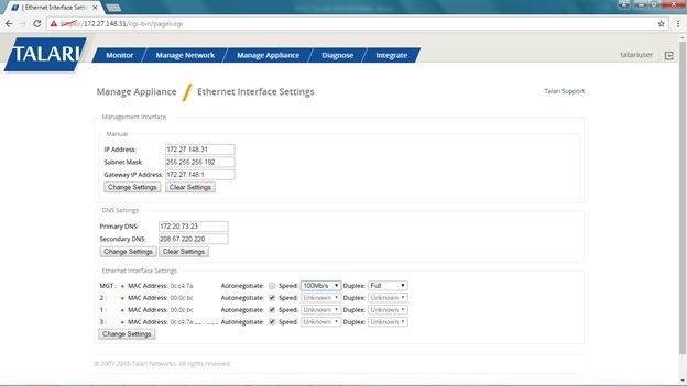My Network Lab: Basic Configuration of a Talari Networks T510 SD-WAN ...