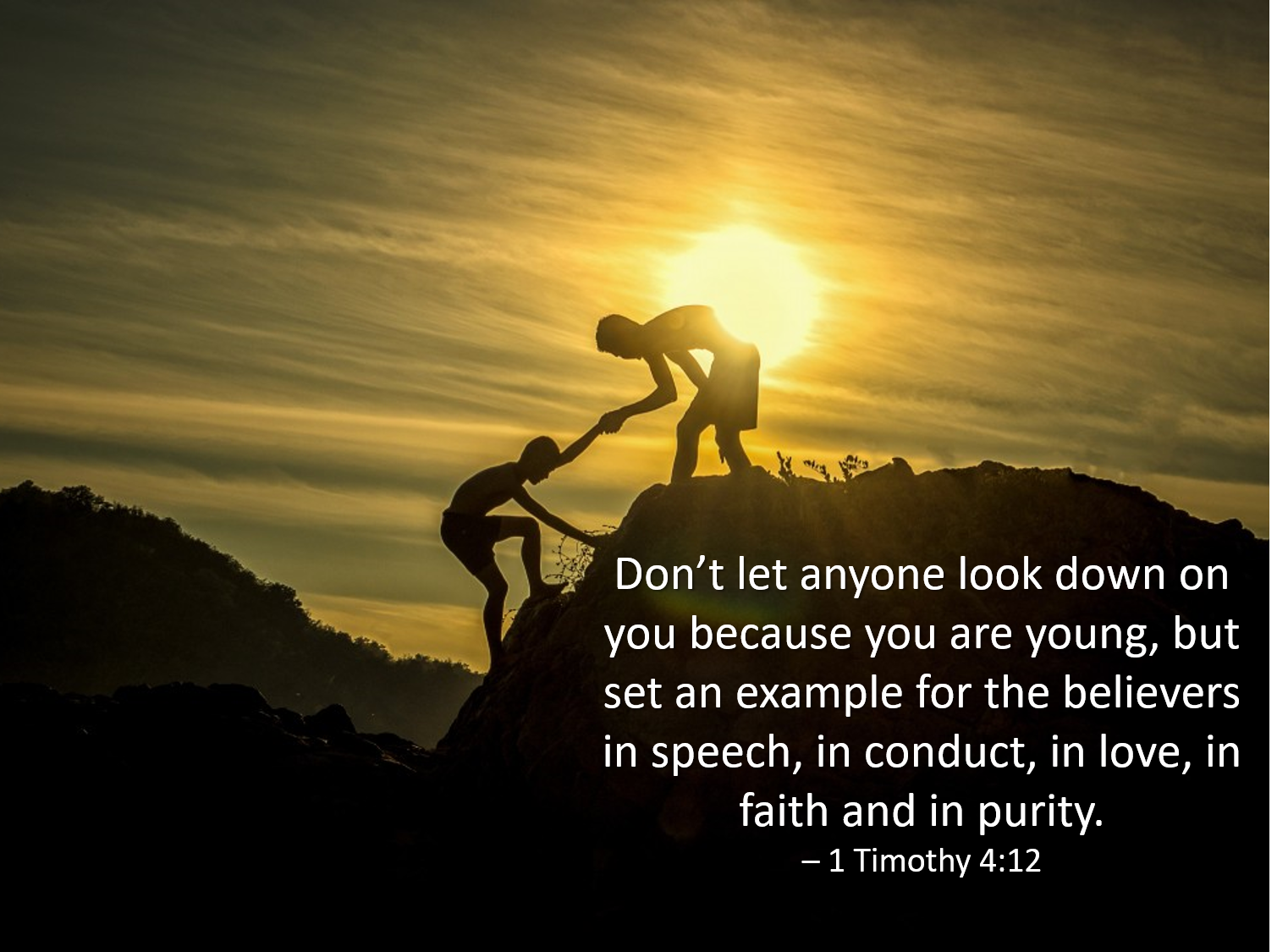 HOW IN THE WORLD!!: Maturity and Ministry at All Ages (1 Timothy 4:11-16)