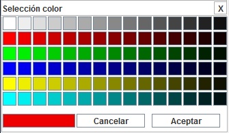 Programación java de cuadros de diálogos para selección de colores