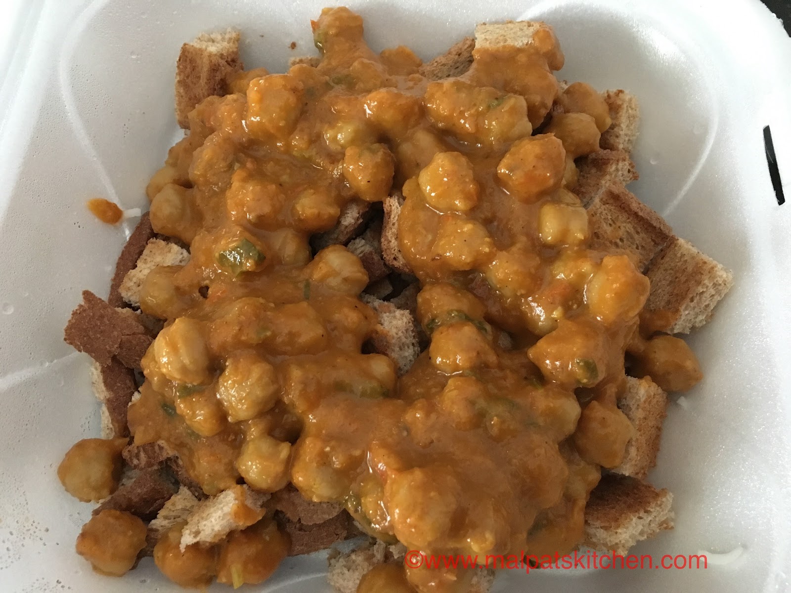 BREAD CHANNA, how to make the chat Bread channa ~ Malpats Kitchen