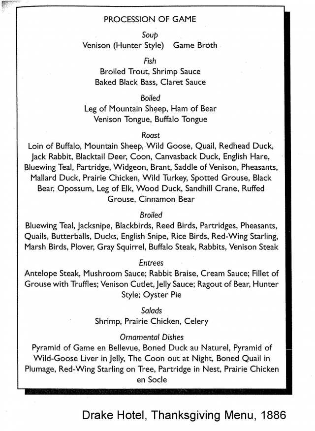 Thanksgiving... Victorian-Era Hotel Style