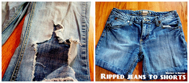 Halfway To Hipster: Ripped Jeans to Shorts