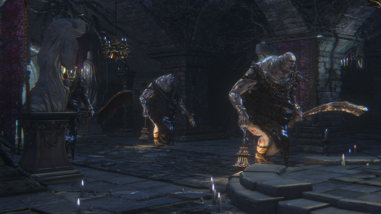Merciless Watchers & Watcher Chieftain Gallery | Bloodborne Wiki