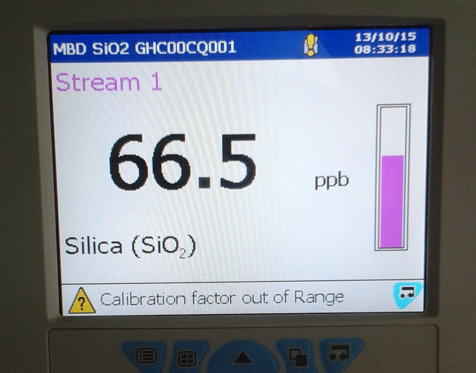 ABB NAVIGATOR 600 SILICA ANALYZER SITE CALIBRATION | ABB NAVIGATOR 600 ...