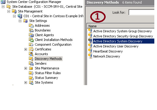 SCCM 2012: How to enable Active Directory System Discovery