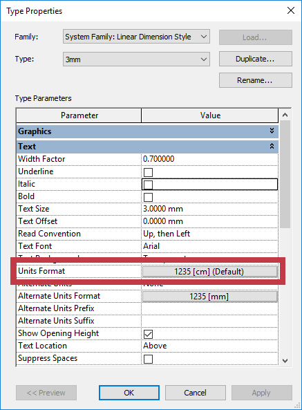 מדריך: הגדרת יחידות וקווי מידות - איש הרוויט - Revit Blog
