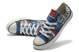 Nike SB Dunk Cartoon Shoes : Print The Avengers Captain America ...