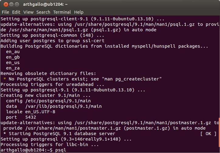 Open design and architecture: Installing PostgreSQL on Ubuntu