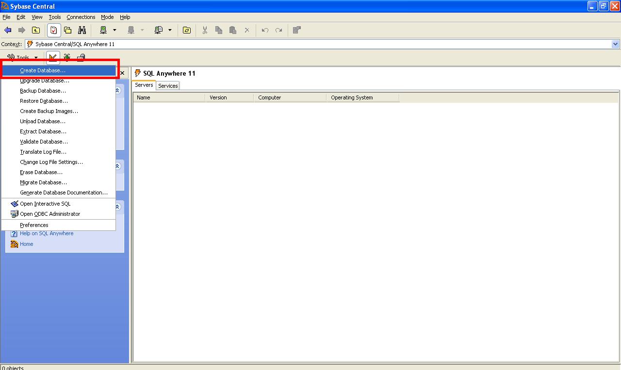 Beholia Software: 1º Crear una Base de datos en Adaptive Server ...
