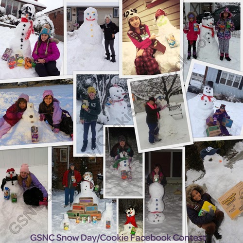 What Happens When You Mix a Snow Day with Girl Scout Cookies?