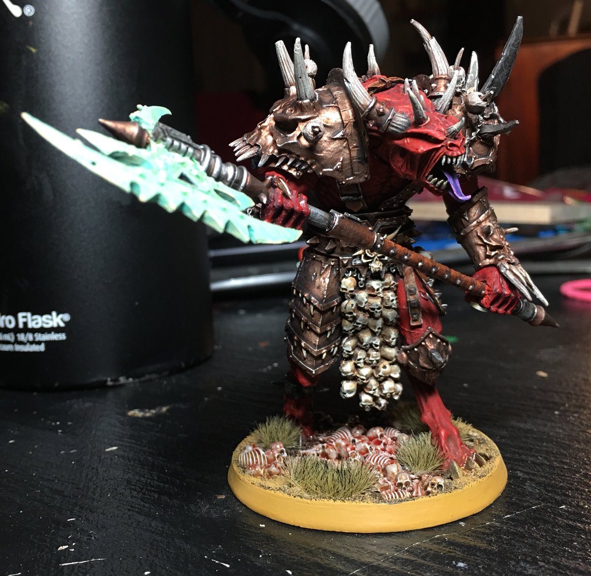 Dark Future Games: Uraka Forge World Khorne Daemon Prince Painted and ...