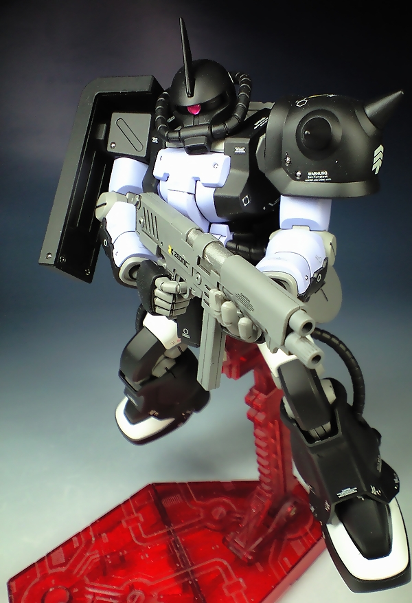 HGUC 1/144 Zaku II Black Tristar colors customized build