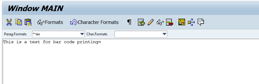 TECHSAP : SCRIPT: Creating BAR CODE and Using it in SAP Script