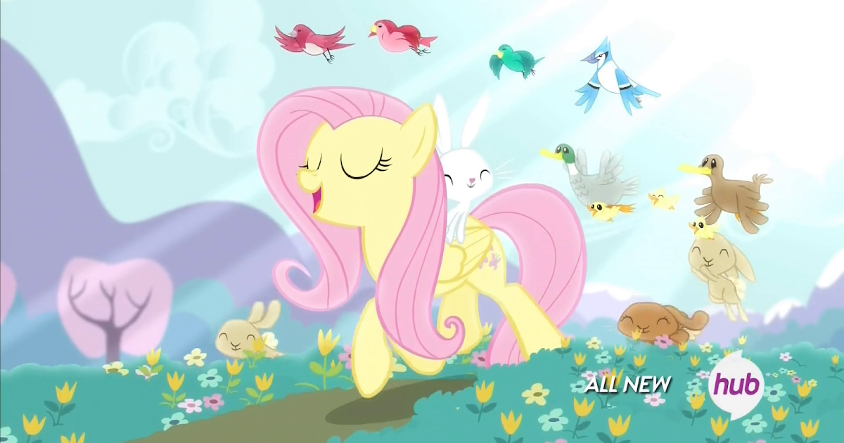 Fluttershy Running Away