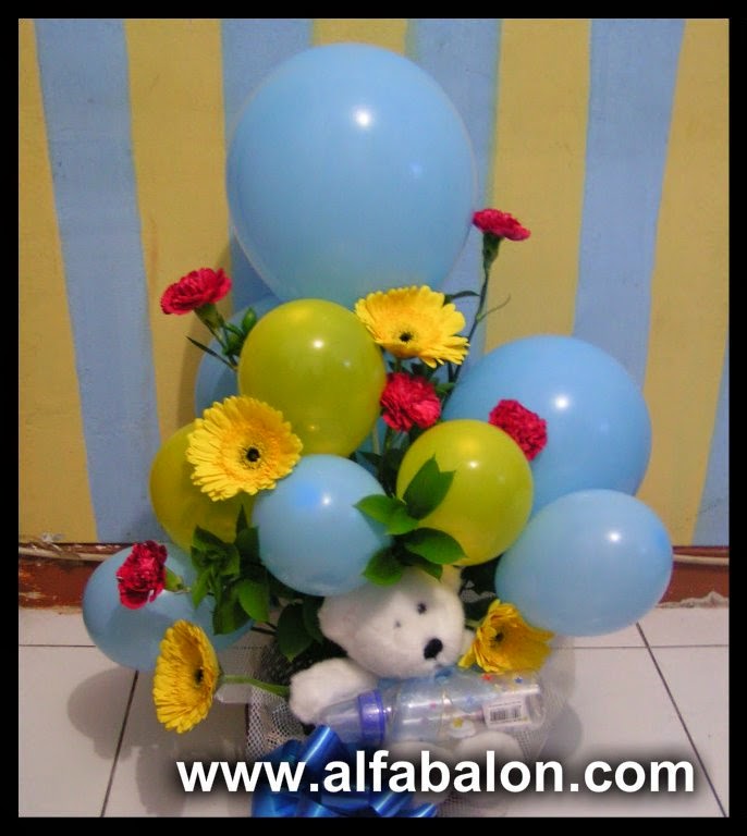 BALON BUKET / BALON FLORIST | Alfa balon