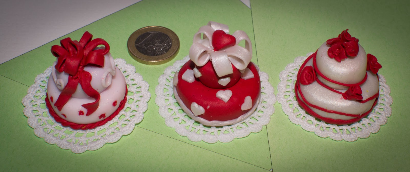 FATTAPPOSTA: Mini wedding cake fimo