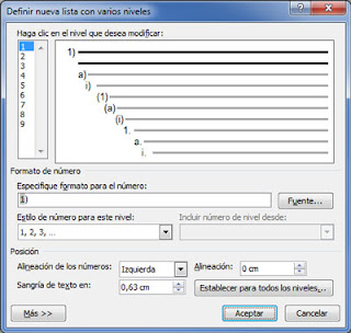 Lista Multinivel - FORMADOR TI