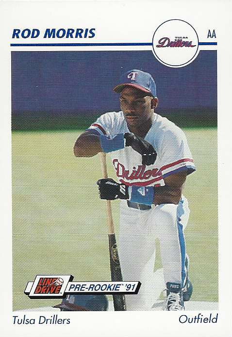 Texas Rangers Cards: Minor League Monday - Rod Morris, 1991 Line Drive.
