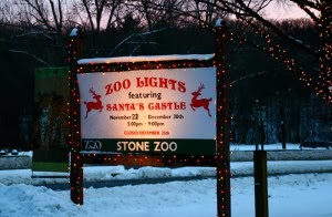 Where can you see Christmas Lights in Boston – Stone Zoo Holiday Lights