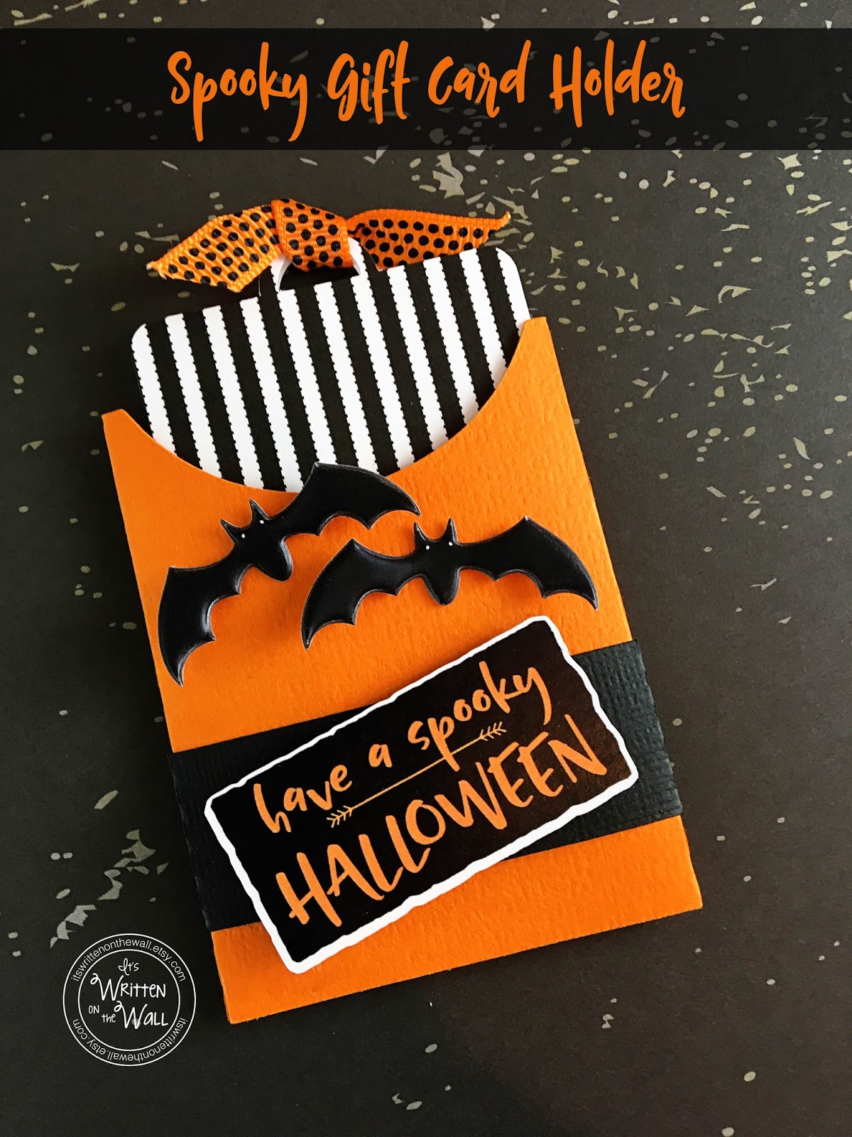 It's Written on the Wall: Have a Spooky Halloween-Fun Gift Card Holders ...