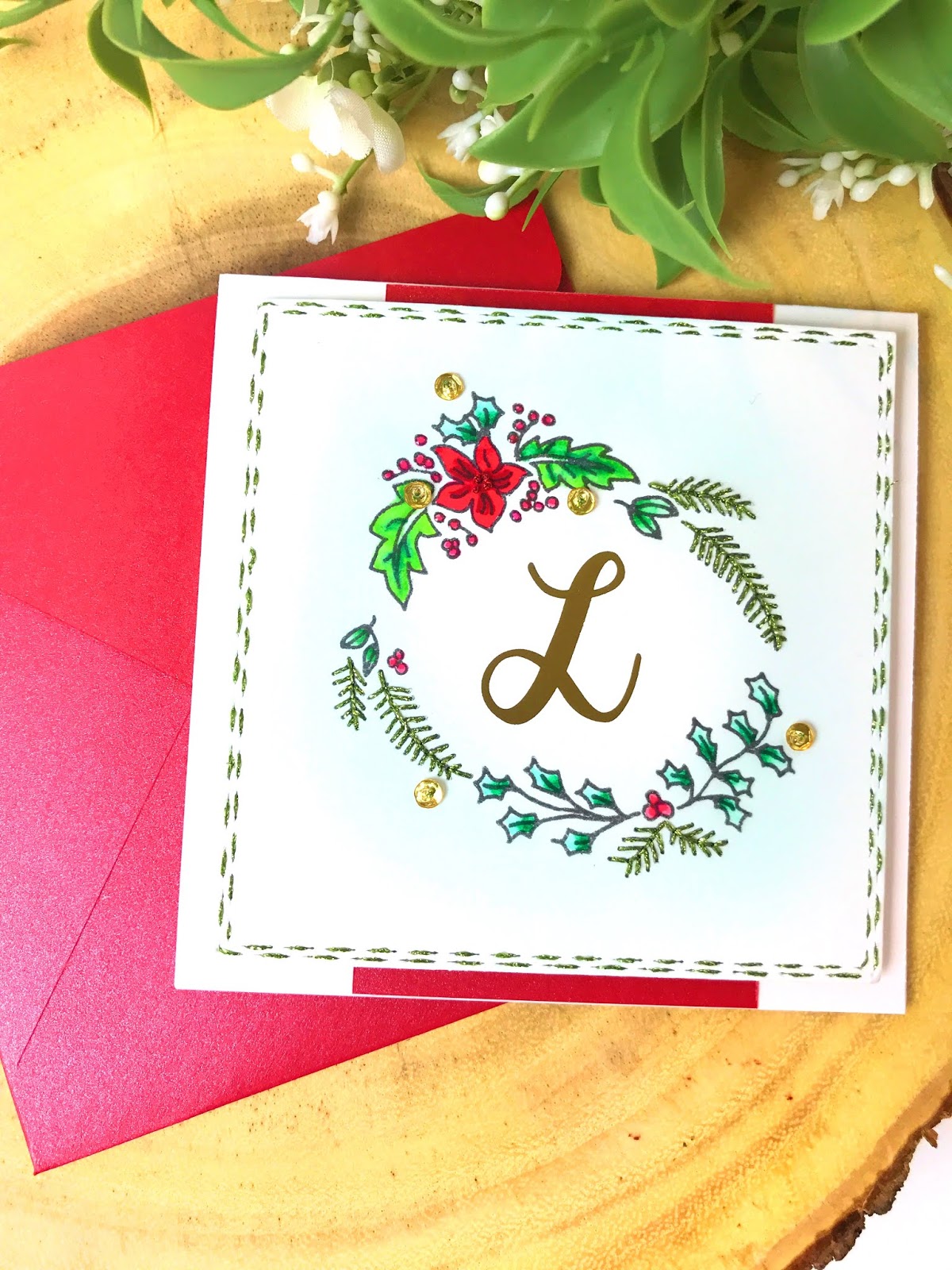 Personalized Holiday Note Cards with Scrapbook.com's Rustic Holiday ...