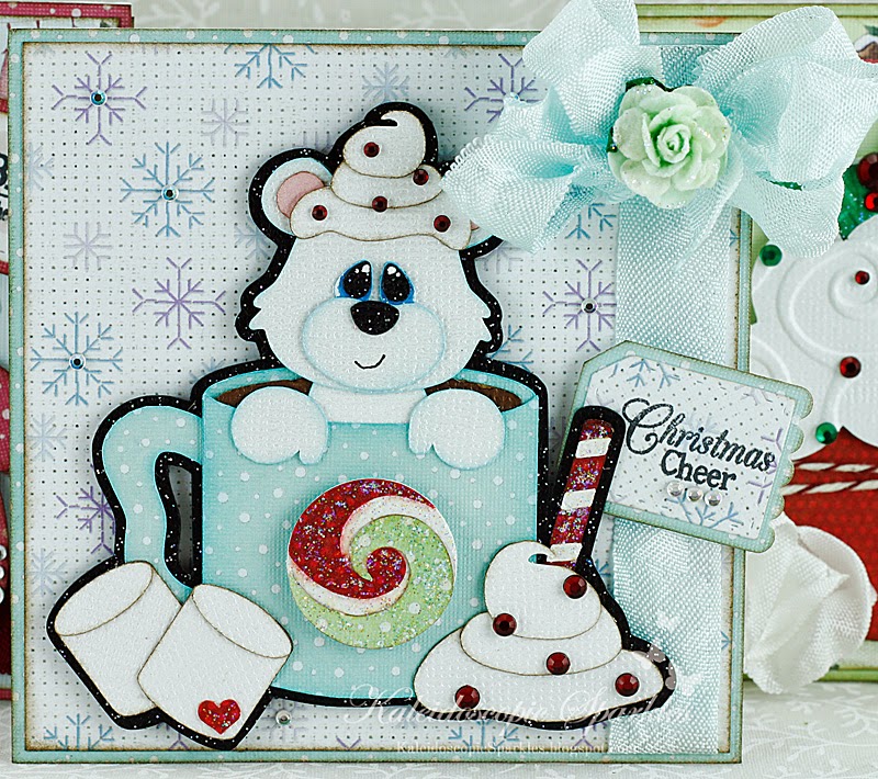 Kaleidoscopic Sparkles: Mini Christmas Cards!