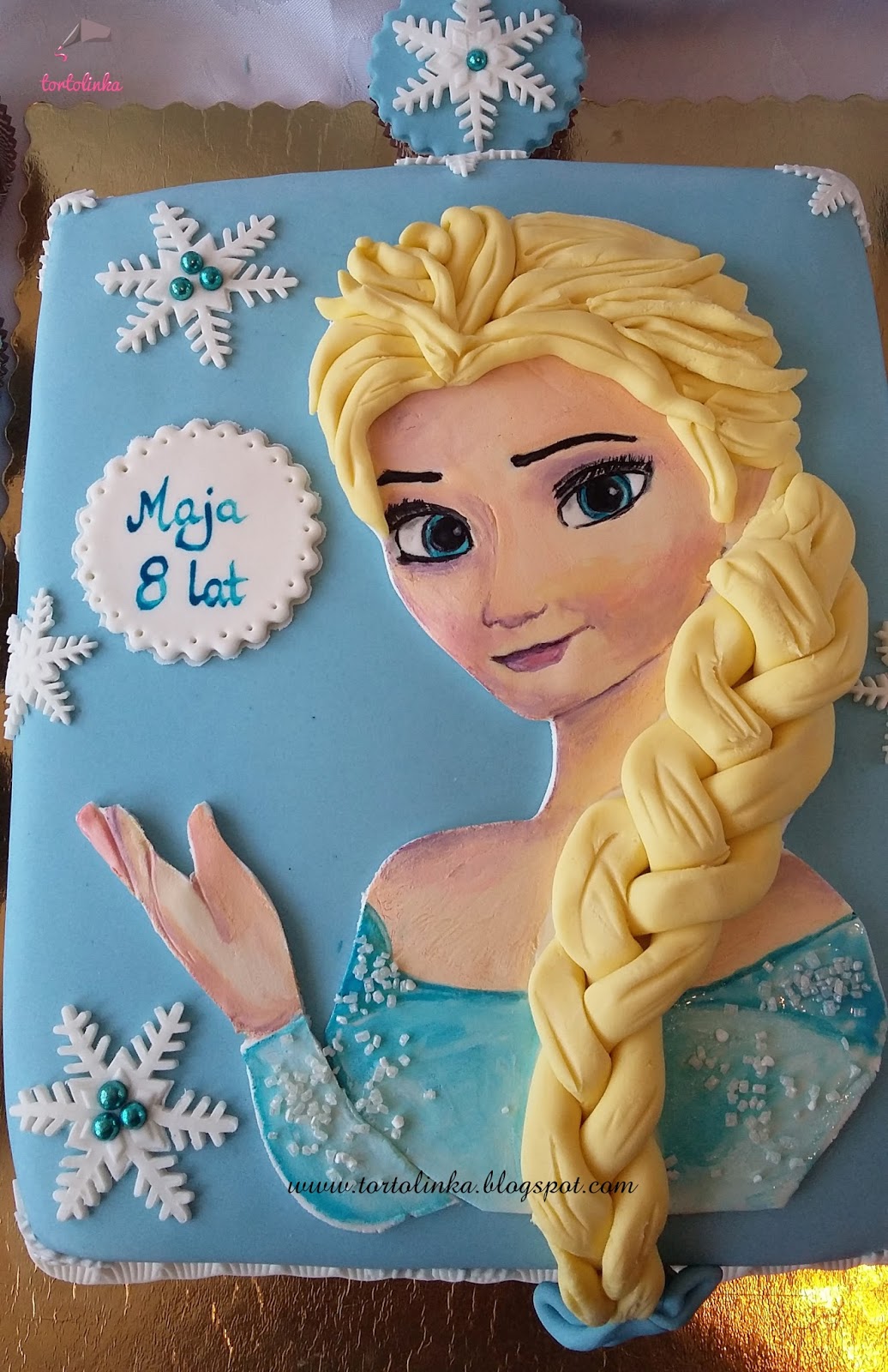 Tortolinka - torty artystyczne :): Tort Elsa z krainy lodu
