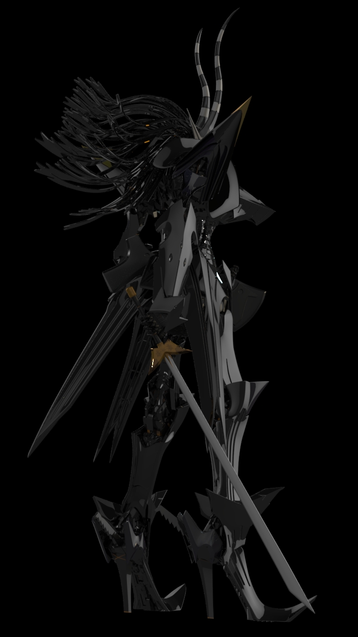 MECHA ART Dept.: FSS Phantom Black - Rendering