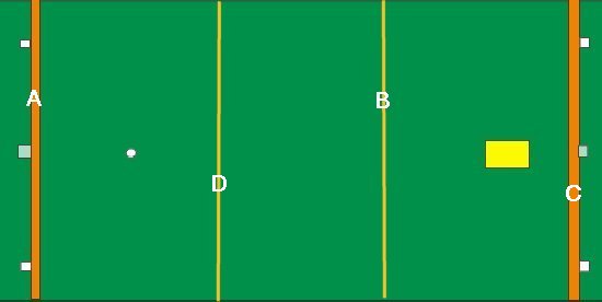 Victoria West Lawn Bowling Club: The Hog Line.