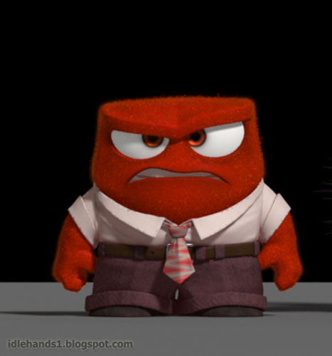 Inside Out - Pixar - Anger | Disney inside out, Disney art, Upcoming ...
