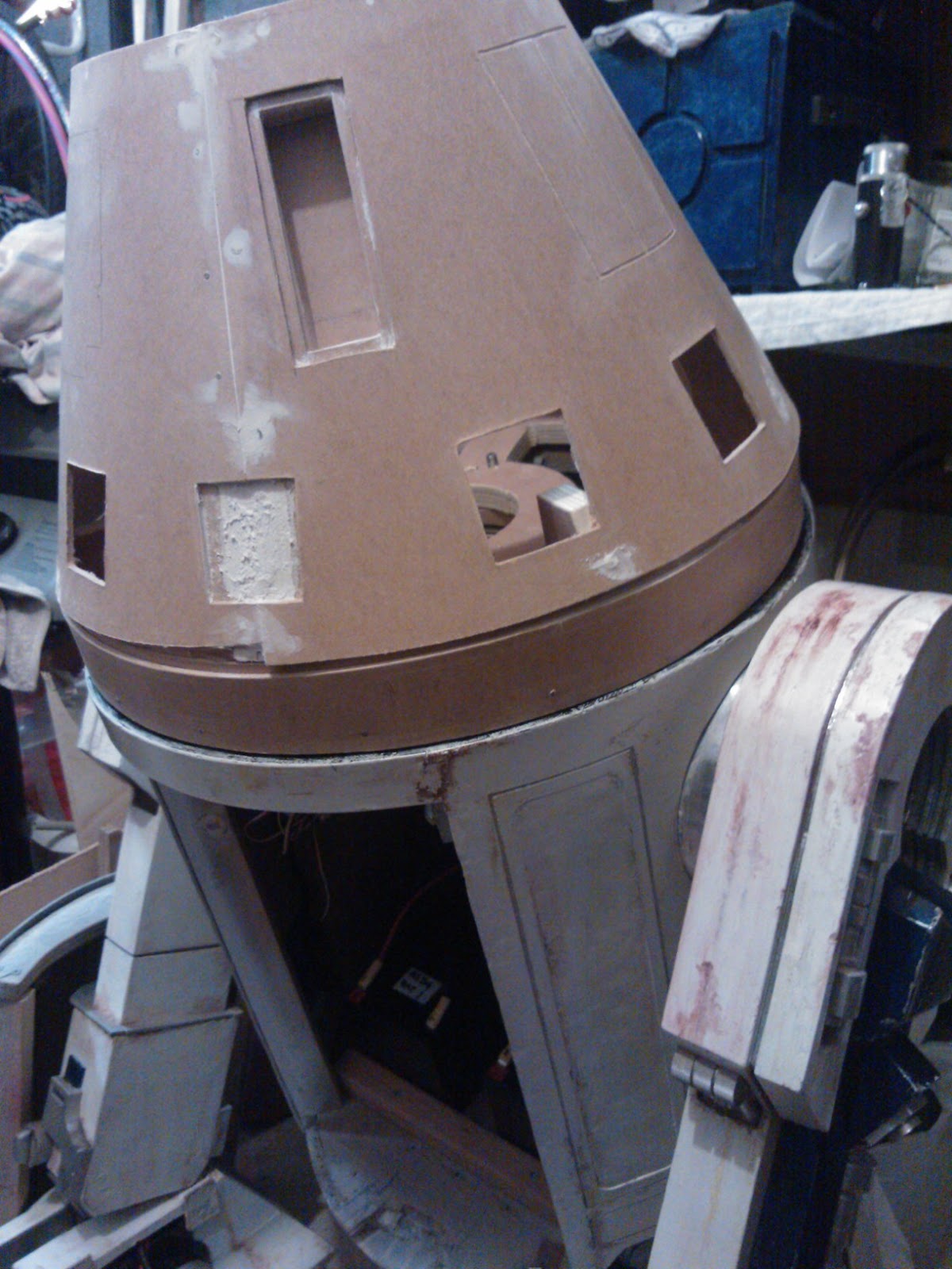 James' R5-D4: 'R0' dome build - 2.5 'Skin & squares'