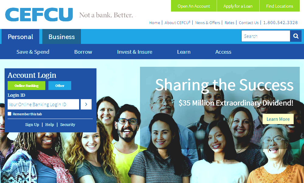 Citizens Equity First Credit Union - Cefcu Bank Locations