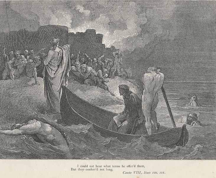 LA DIVINA COMMEDIA-INFERNO- CANTO VIII