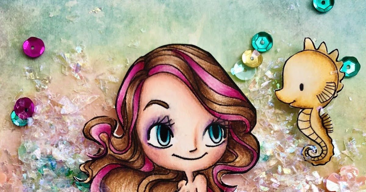 Coloring a Mermaid with Prismacolor Pencils ~ From My Art Lab