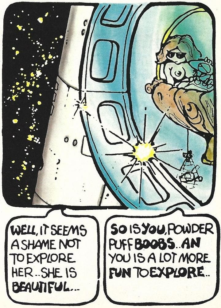 Comic Book Nudes: Heavy Metal Monday: May 1977, "Sunpot": Vaughn Bode