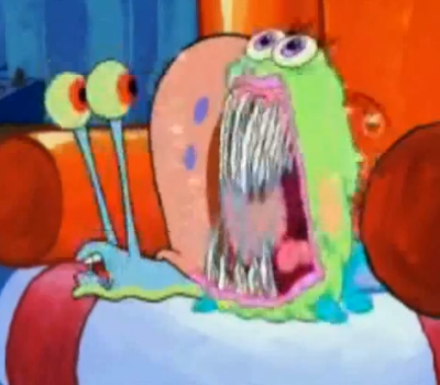 Angry Gary Spongebob