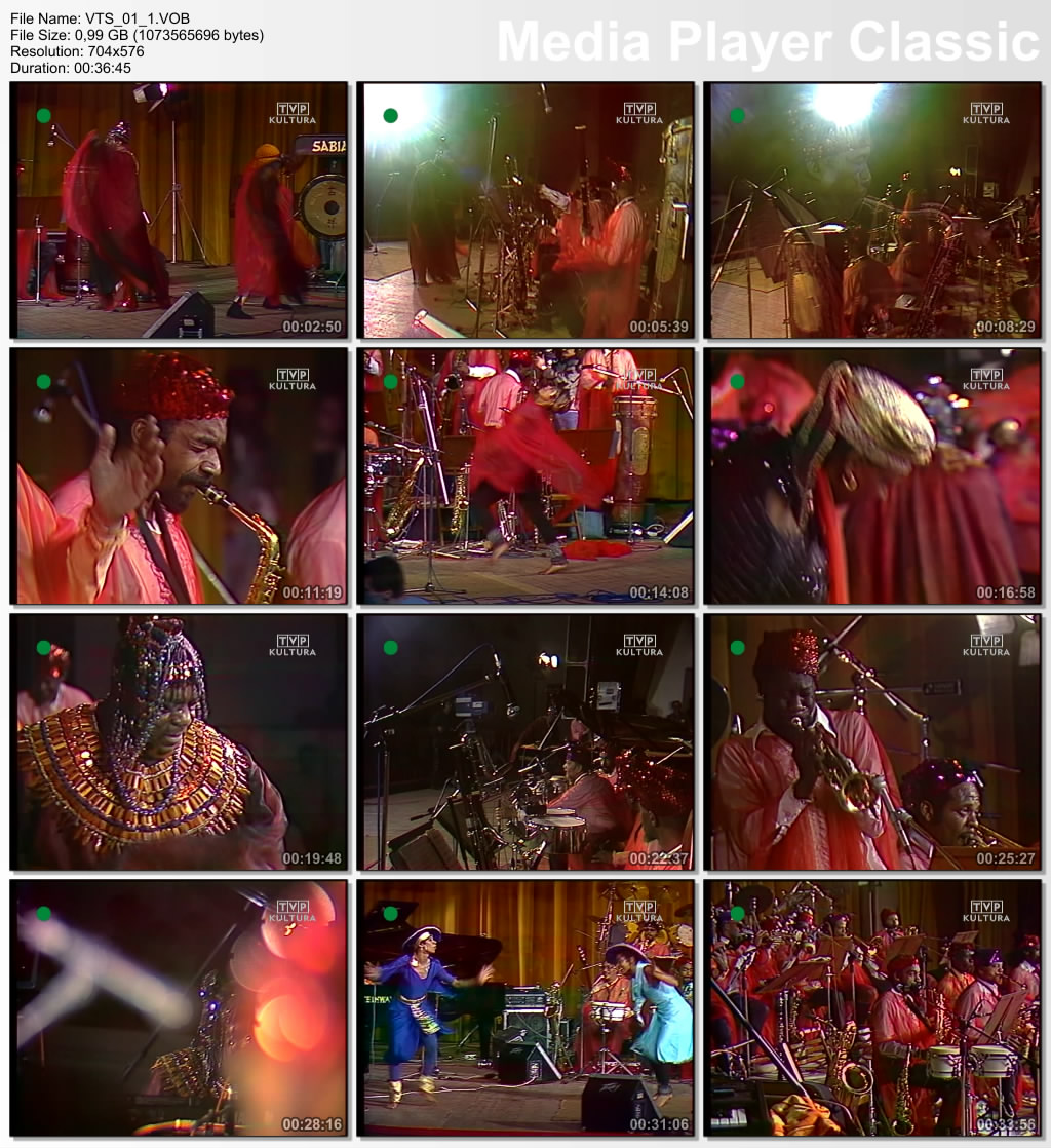 DVDS BOOTLEG RAREZ: SUN RA ARKESTRA - WARSAW 1987