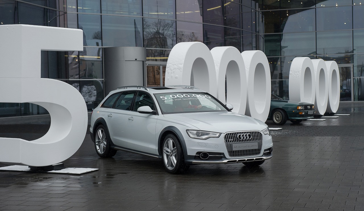 Information and Review Car: Audi builds 5-millionth vehicle with Quattro