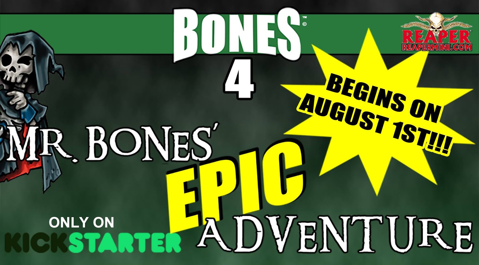 All Bones About It: Breaking News: BONES IV Kickstarter Date Announced!