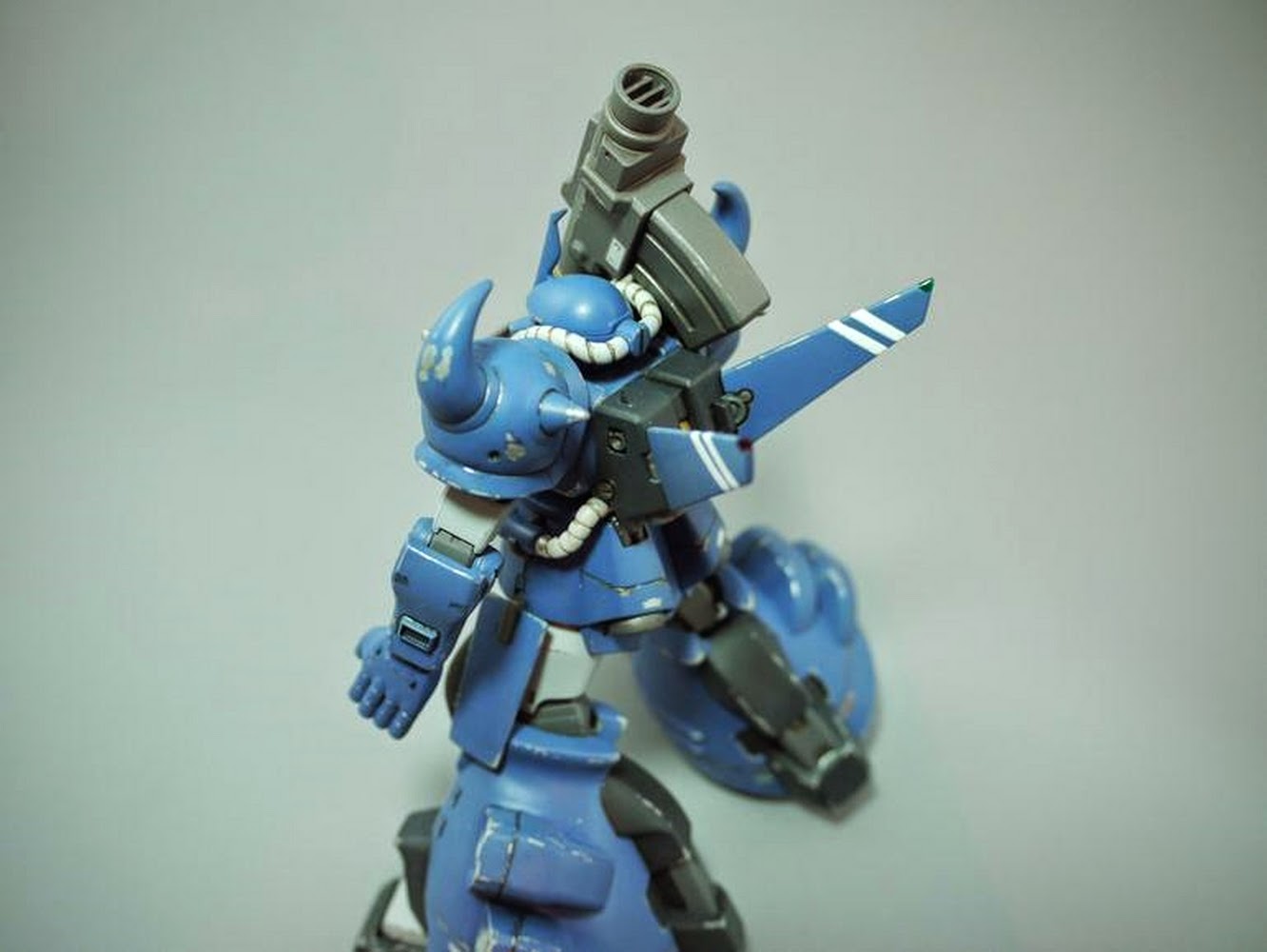 1/144 Gouf Flight Type "Titans color" Custom Build - Gundam Kits ...