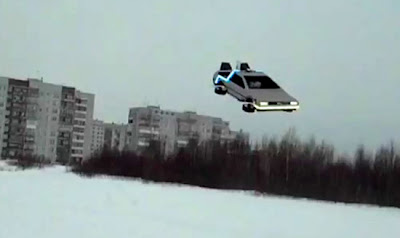 Flying car from the movie "Back to the Future" - Latest Technology Products