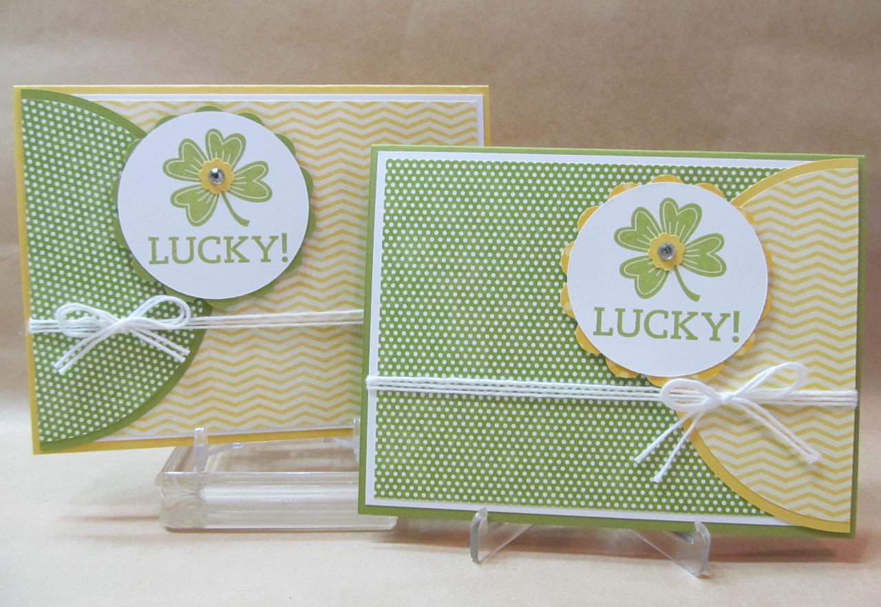 Savvy Handmade Cards: Lucky Shamrock Card