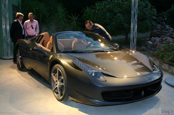 cars in pictures: Ferrari 458 Spider: Live from the press presentation