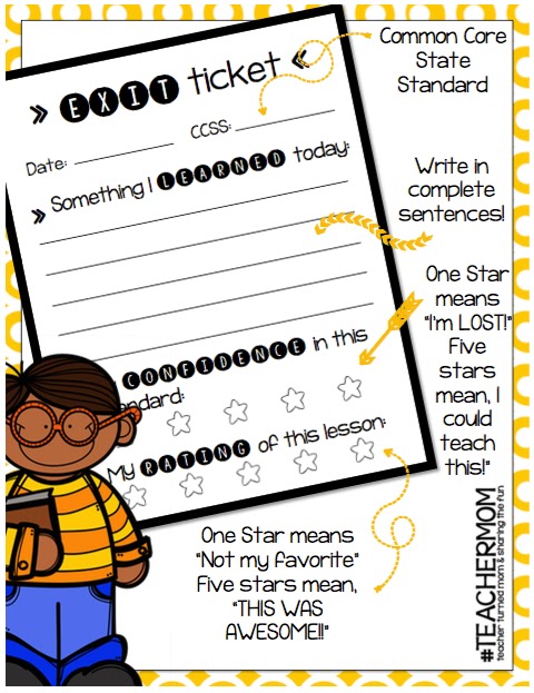 Using Exit Tickets to Meet Student Needs | Buck & Chuck