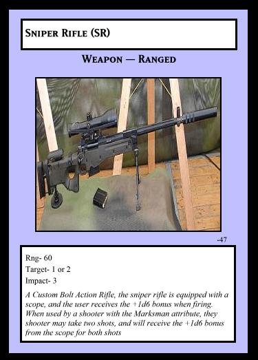 Doug's Land of the Dead: ATZ Equipment Cards