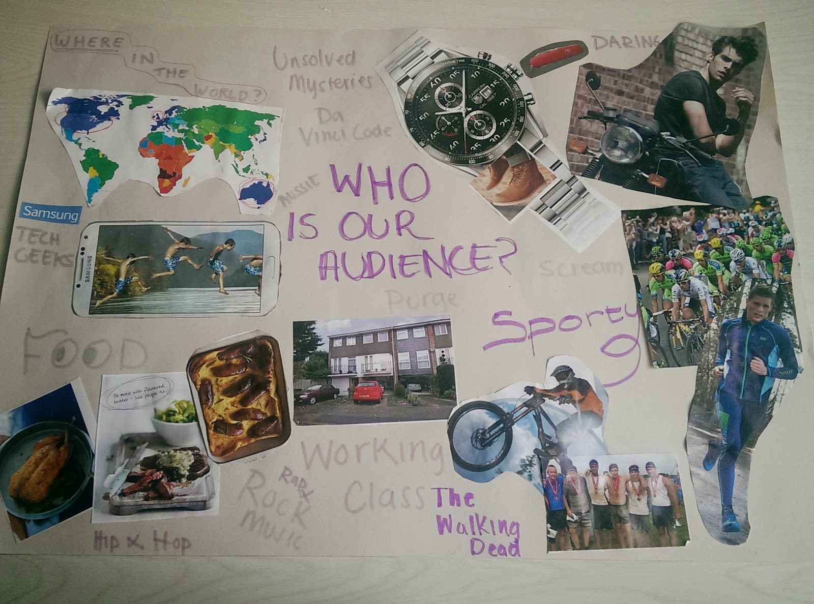 Advanced Portfolio: Target Audience collage